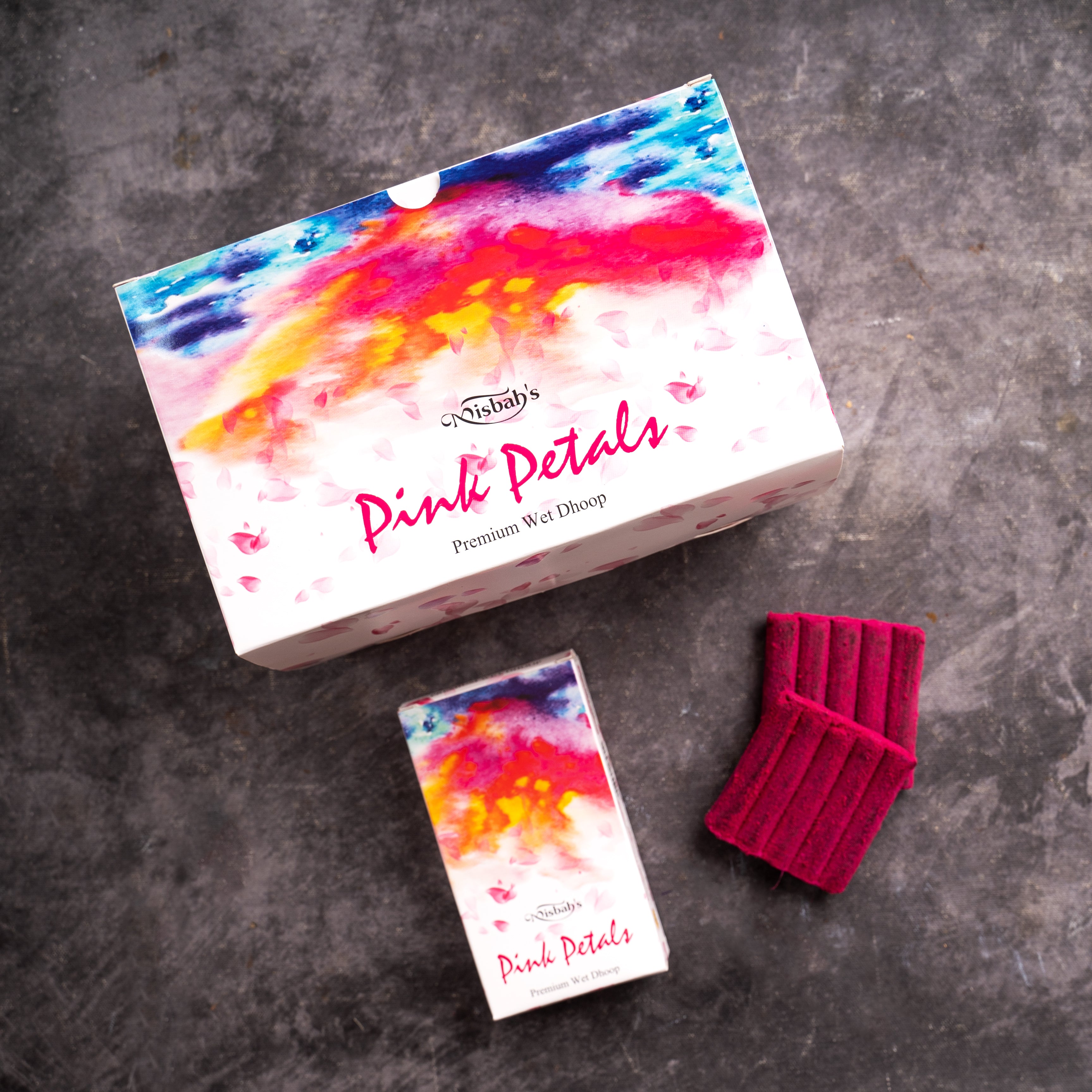 PINK PETAL WET DHOOP 10 STICKS - PACK OF 12 – Misbah Fragrance